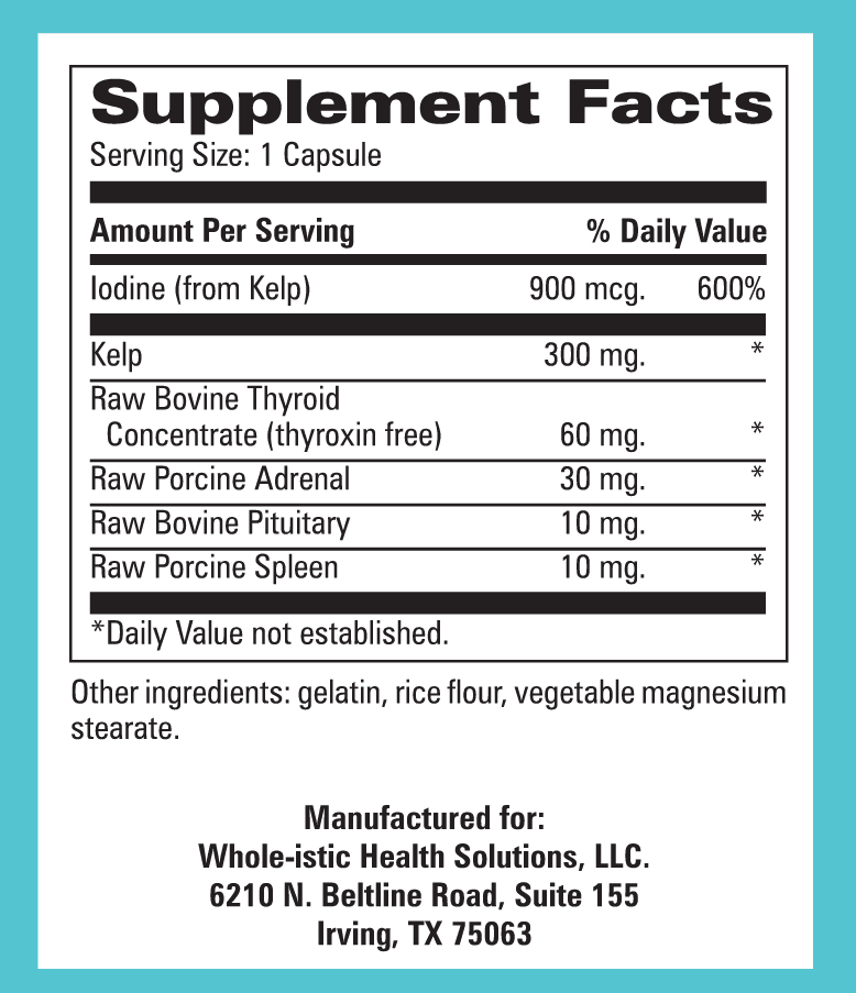 Thyro Complex – 90 capsules | Parker Health Solutions